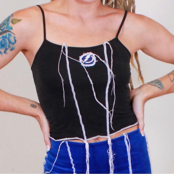 NHL | Tops | Womens Reworked Nhl Hockey Tampa Bay Lightning Tank Top ...